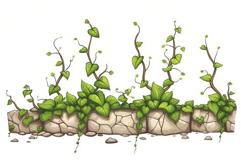 Vines Wall Cartoon Drawing Premium Photo Illustration Rawpixel