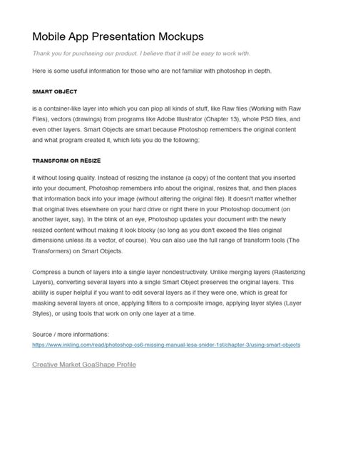 Documentation Phone App Mock Ups Pdf