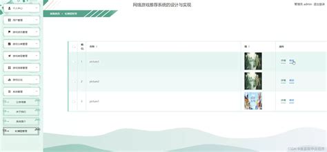 django网络游戏推荐系统的设计与实现 源码 mysql 论文 游戏推荐系统源码 csdn博客