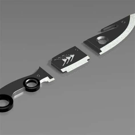 Download Stl File Destiny Hunters Knife 3d Model For 3d Printing • 3d