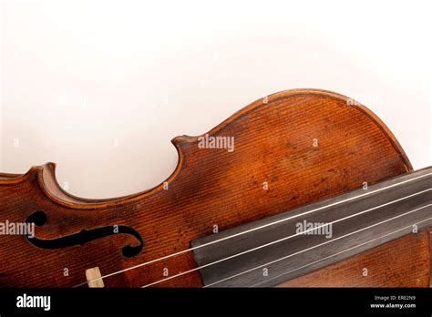 Violin Close Up Of Instrument Detail Showing The F Hole And Strings Copy Of An Instrument By