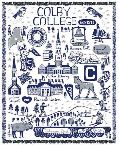 Julia Gash Throw Blanket The Colby Bookstore