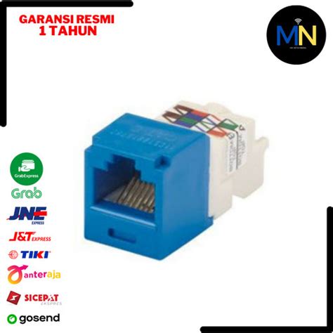 Jual Panduit Modular Cat6 Cj688tpbu Panduit Modular Data Jakarta Pusat My Networking