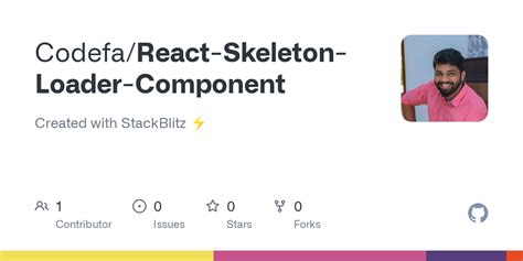 Github Codefareact Skeleton Loader Component Created With Stackblitz ⚡️
