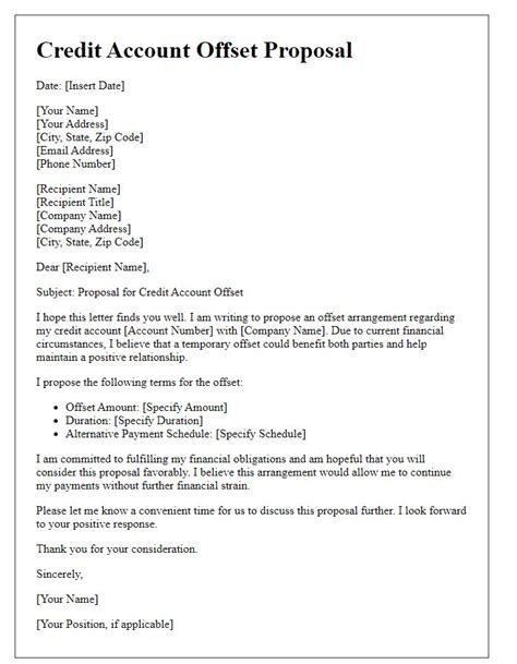 Letter Template For Debt Offset Request Free Samples In PDF Letterin