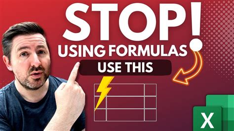 Stop Using Formulas Use Ctrle Instead Youtube