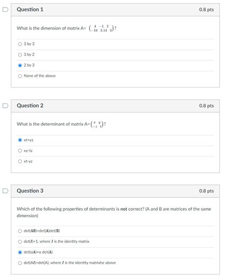 Solved What Is The Dimension Of Matrix A Chegg Com