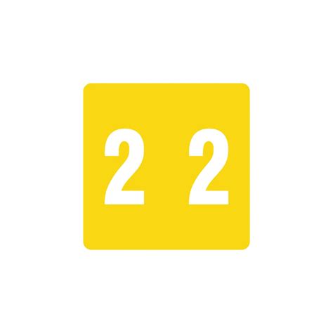 Tl22 40x40mm No 2 Numeric Triarc