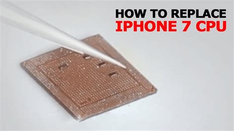 How To Replace Iphone7 Cpu （with English Subtitle） Youtube