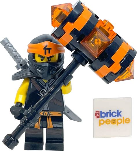 Amazon Com Lego Ninjago Cole Minifigure With Hammer Toys Games