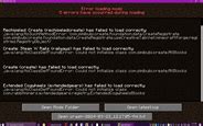 Forge Create Mod Loading Errors On A New Installation Java Edition Support