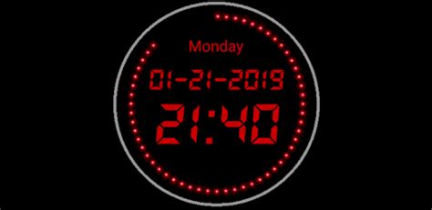 Led Ring Clock Android App