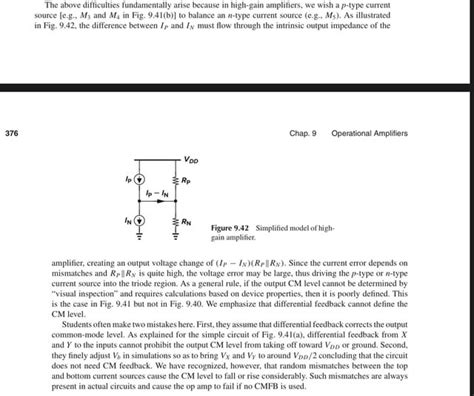 Current Mismatch And Cmfb R Chipdesign