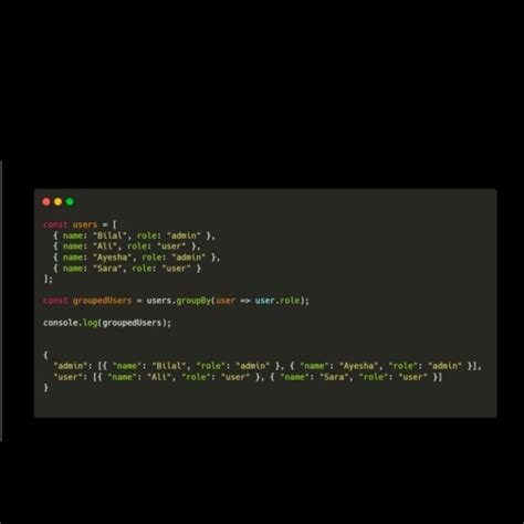 Say Goodbye To Loops Javascript Introduces Native Groupby Grouping