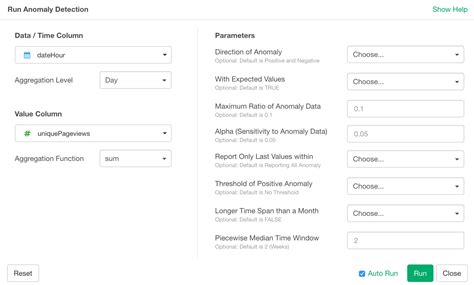 Anomaly Detection Exploratory