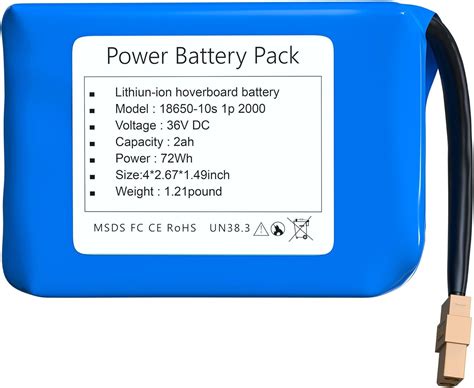 Benkia Hoverboard Battery Replacement 36v 2ah Hoverboard Replacement Battery