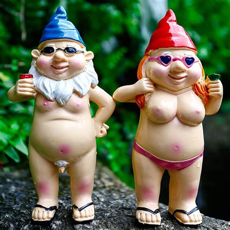 Naked Gnome Statue CoolStuffToBuyInc