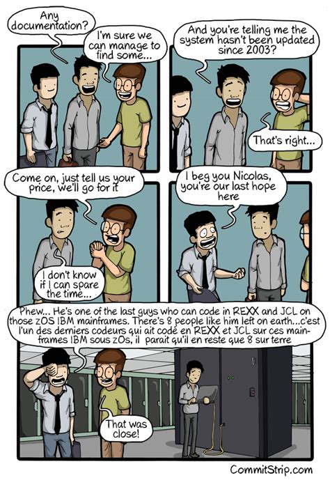 Legacy Coder Commitstrip