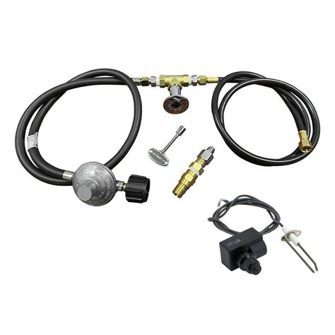 Fire Pit Propane Installation Kit With Chrome Key Valve Usa Fire Bowls