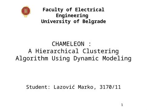 Pptx 1 Of 26 Chameleon A Hierarchical Clustering Algorithm Using