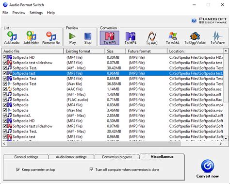 Audio Format Switch Download Softpedia
