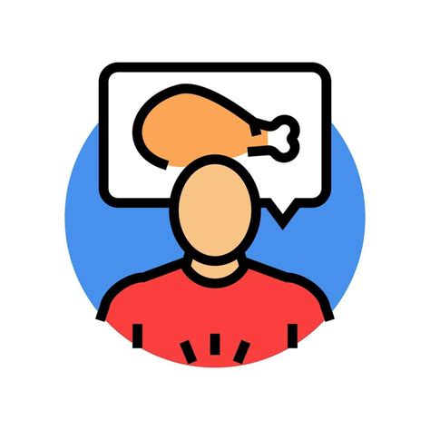 Excessive Hunger Disease Symptom Color Icon Vector Illustration 32516763 Vector Art At Vecteezy