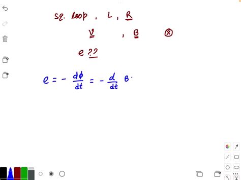 A Conducting Square Loop Of Side L And Resistance R Moves In Its Plane With A Uniform Velocity V