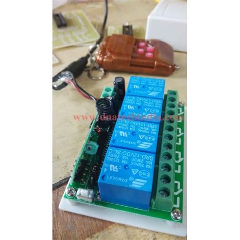 Buy Online Wireless 4 Channel RF Remote Control Switch In India At Low Cost From DNA Technology