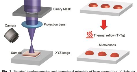 Image Sensors World Microlens Fabrication By Laser Catapulting