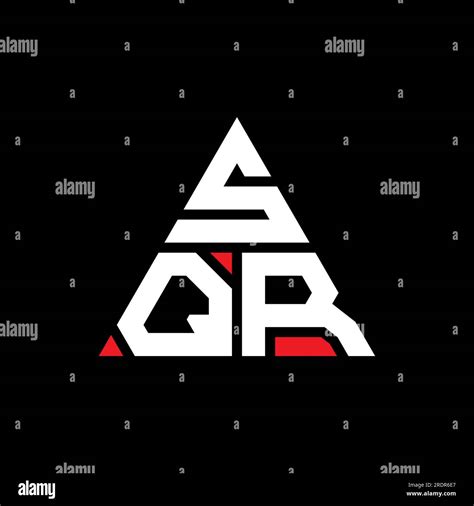 Sqr Triangle Letter Logo Design With Triangle Shape Sqr Triangle Logo