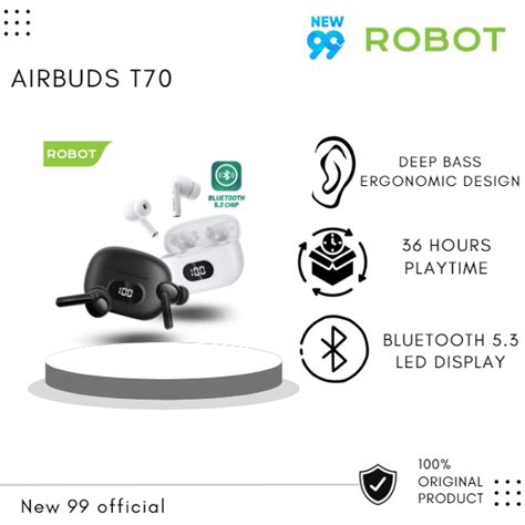 Jual Earphone Headset Handsfree Tws Robot T Shopee Indonesia
