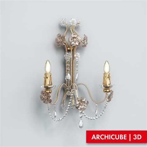 Candelabro De Pared Modelo 3d 53 Obj Max Fbx Free3d