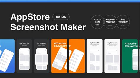 AppStore Screenshot Image Maker IPhone 14 Figma