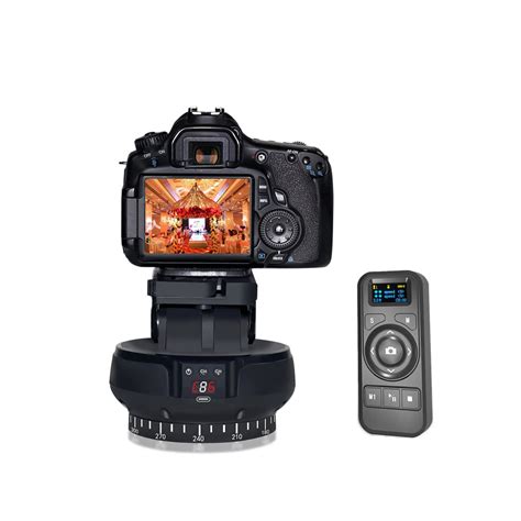 Buy Motorized Pan Tilt Head 360° Rotation Motorized Panoramic Head Wireless Remote Control Pan