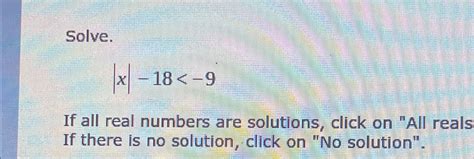 solved solve x 18
