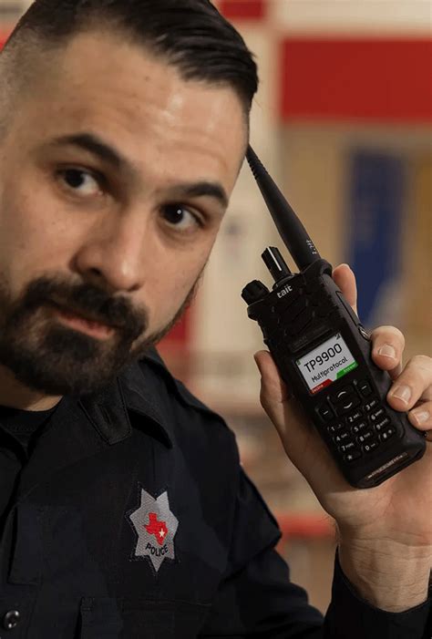Tait Tp9900 Multi Agency P25 Dmr Portable Two Way Radio
