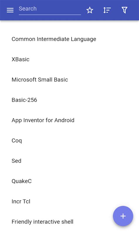 Android 용 Programming Languages Apk 다운로드