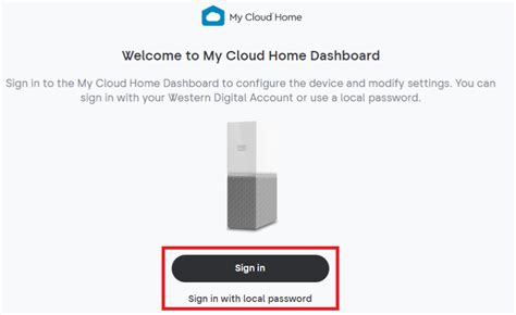 How To Enable Local Network Access To Data On My Cloud Home Using The Dashboard