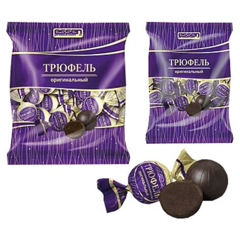Конфеты глазированные Essen Трюфель оригинальный с шоколадно-трюфельной ...