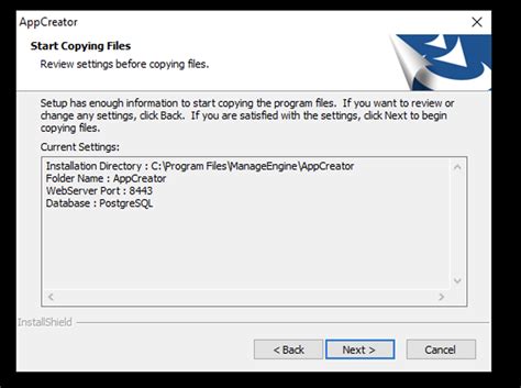 Installation ManageEngine AppCreator Help