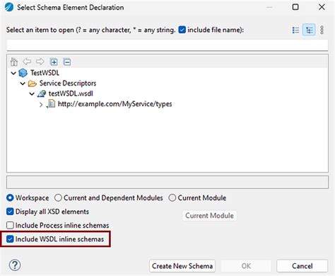 Bw6x Bwce How To Use An Xml Schema Definition Embedded In An Wsdl