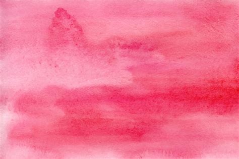 수채화 브러시 스트로크와 핑크 추상 텍스처입니다 비바 마젠타 배경색 프리미엄 벡터
