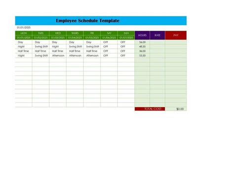 Entry 15 By Sakibkaiser For Excel Based Automatic Shift Scheduler 09