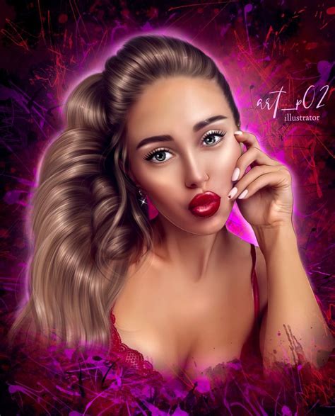 Портрет в стиле ДРИМ АРТ Портрет Стиль Картины