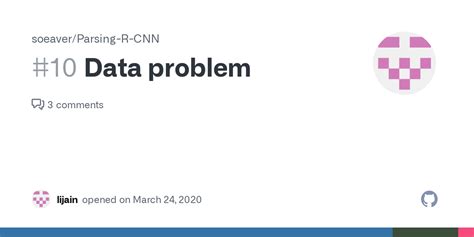 Data Problem · Issue 10 · Soeaver Parsing R Cnn · Github