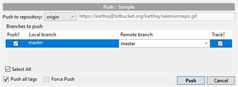 GIT BitBucket SourceTree With Selenium