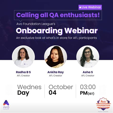 Avo Automation On Linkedin Avofoundationleague Afl Avoautomation Avofoundationleague…