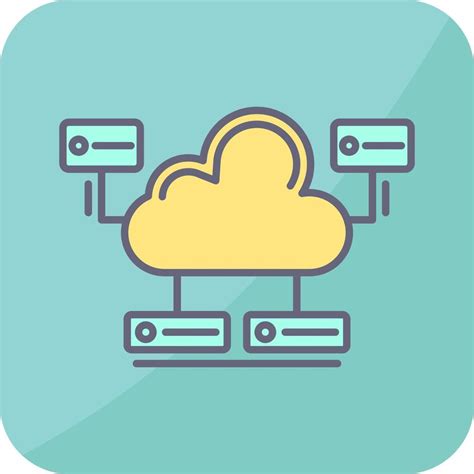 Cloud Database Vector Icon 18755735 Vector Art At Vecteezy