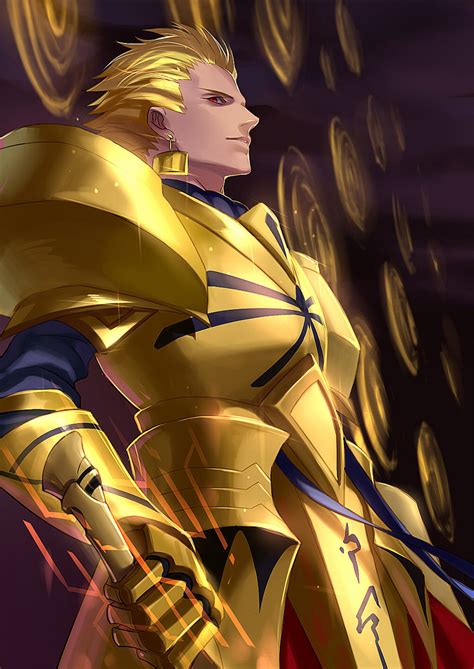 Gilgamesh Fate And 2 More Drawn By Red9 Danbooru