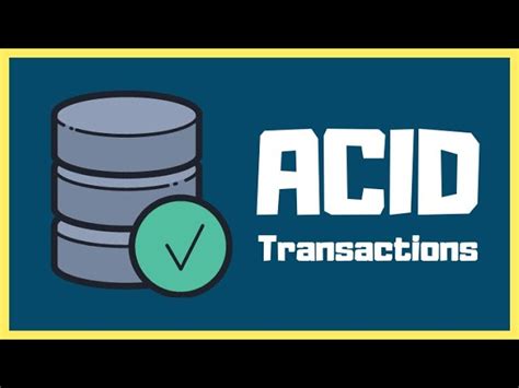 Understanding Acid Transactions In Relational Databases A